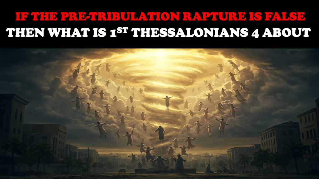 IF THE PRE-TRIBULATION RAPTURE IS FALSE, THEN WHAT IS 1ST THESSALONIANS ...